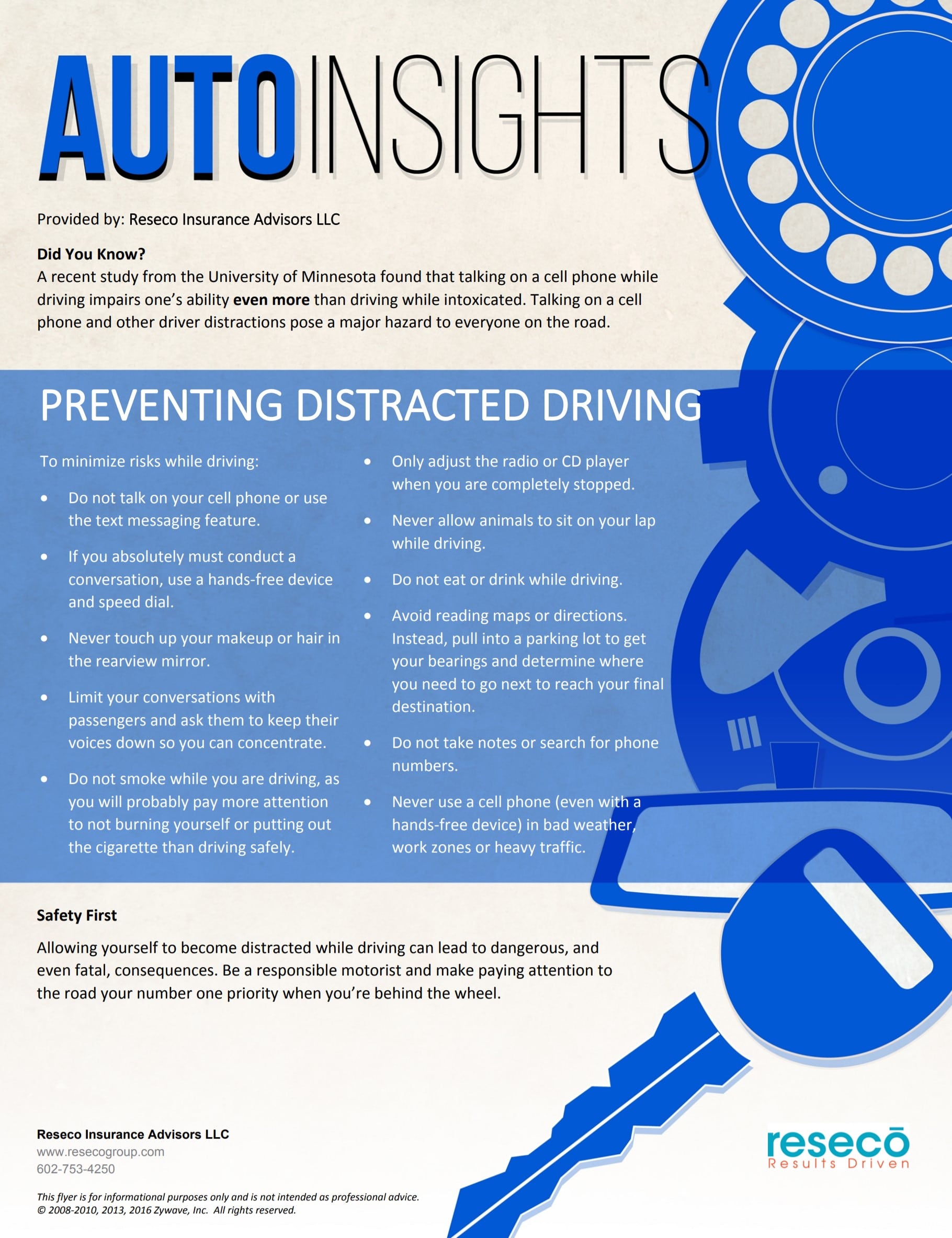 Preventing Distracted Driving - Resecō Preventing Distracted Driving - Resecō
